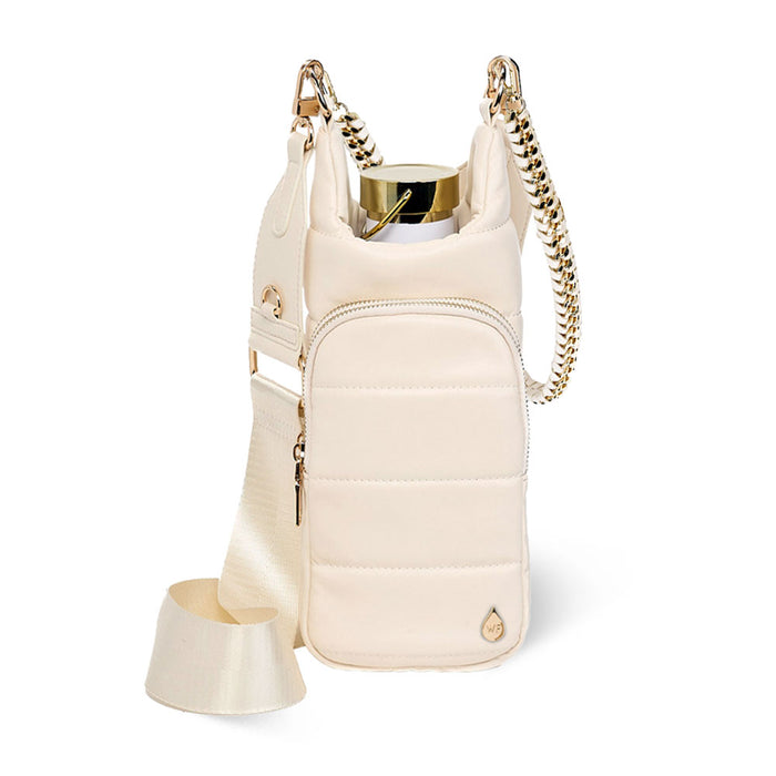 Ivory Vegan Leather HydroBag® with Strap Bundle- Oprah's Favorite Things